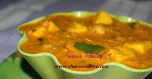 Shahi paneer recipe – CHARUS CUISINE