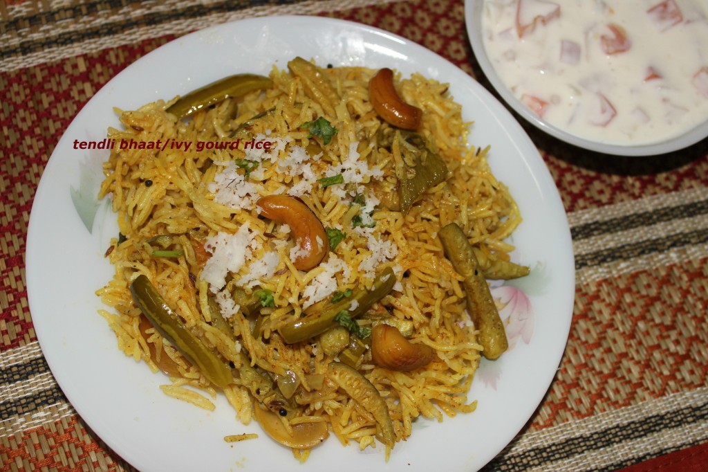 Tendli/masale bhaat or Ivy gourd rice – CHARUS CUISINE