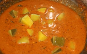 Mavinakayi gojju or raw mango curry recipe – how to make raw mango ...